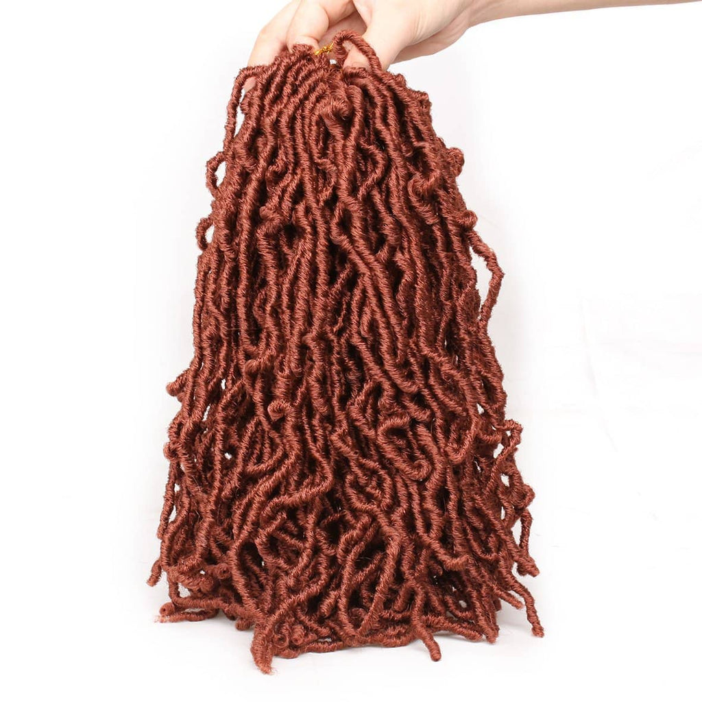 12 Inch Nu Soft Locs Crochet Hair Ombre Pre-Looped Short Crochet Braid ...