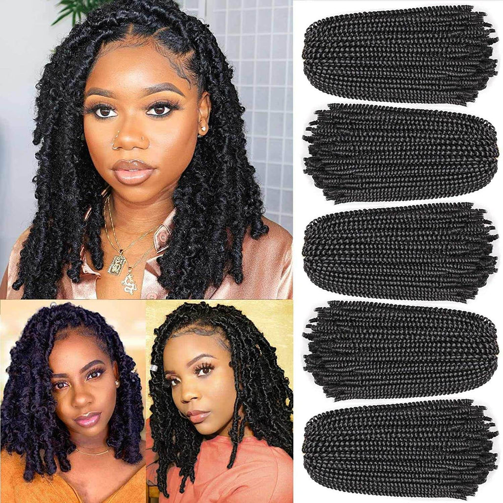 12 Inch Spring Twist Ombre Colors Butterfly locs Crochet Braiding Hair ...