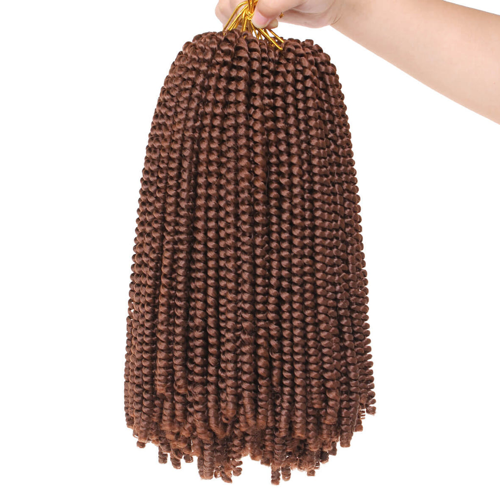 12 Inch Spring Twist Ombre Colors Butterfly locs Crochet Braiding Hair ...