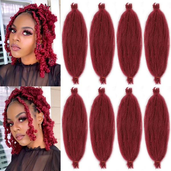 Xtrend Pre-Separated Springy Afro Twist Hair 8 Packs Spring Twist Hair ...