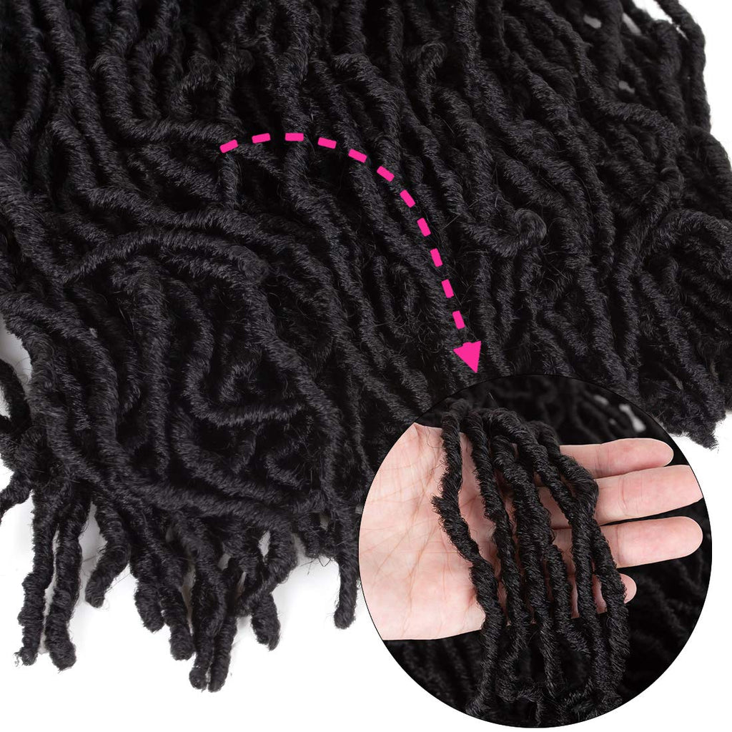 Xtrend 18 Inch Nu Soft Locs Faux Locs Crochet Braids Synthetic Hair Go ...