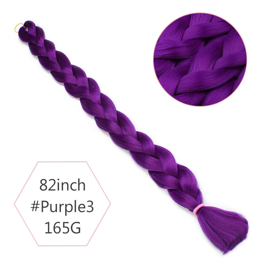Xtrend Synthetic Kanekalon Colorful Hair Braiding Hair Extensions 82in ...