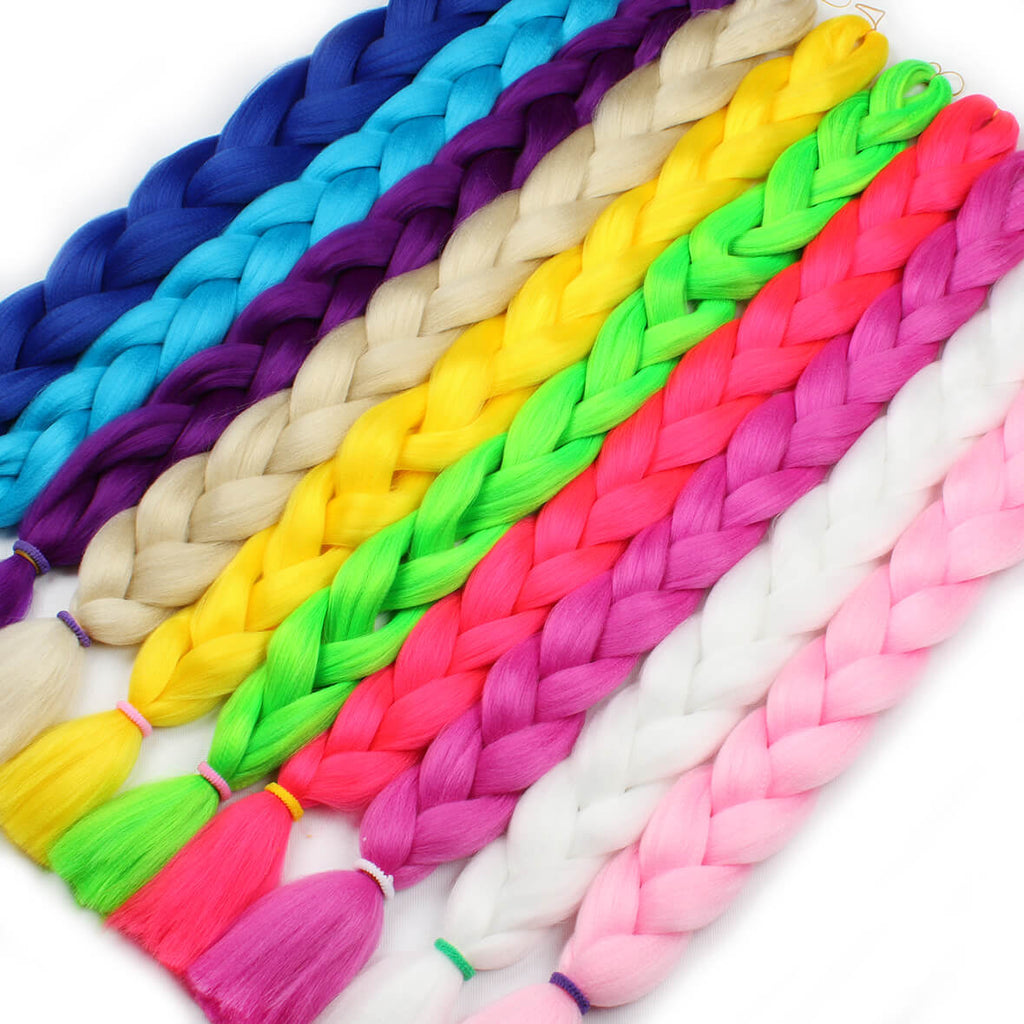 Xtrend Synthetic Kanekalon Colorful Hair Braiding Hair Extensions 82in ...