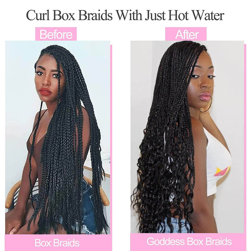 Xtrend 30 Inch Box Braids Crochet Hair Pre-looped Crochet Hair Ombre K ...